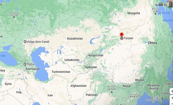 The Turfan Depression links with the Black Sea Region | Earthworm Express